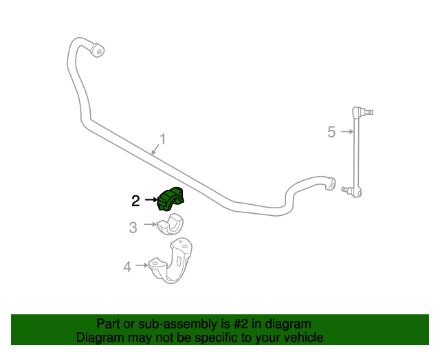 Genuine BMW 31-35-2-283-517 | Stabilizer Bar Upper Bushing | FREE ...