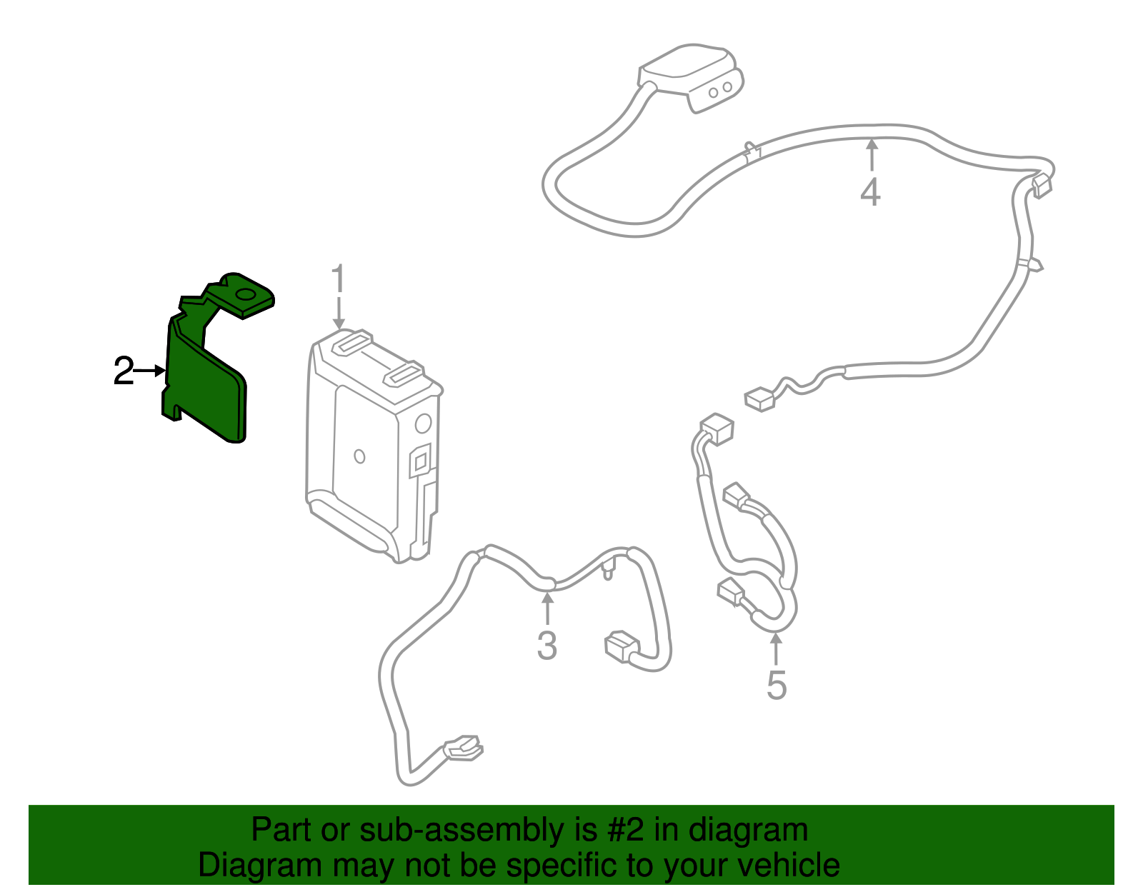 2020-2023 Nissan Control Box Bracket 25233-6MR0A | Team Nissan Inc.