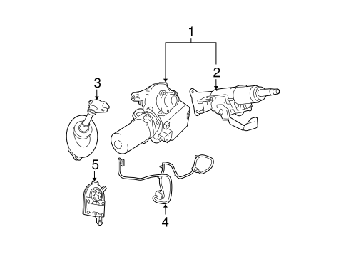 Steering Column Assembly for 2010 Chevrolet HHR | Chevrolet Parts Direct