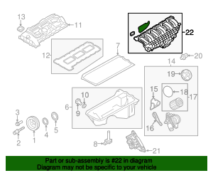 11617576911 - 2007-2021 BMW Intake Manifold (11-61-7-576-911) | BMW of ...