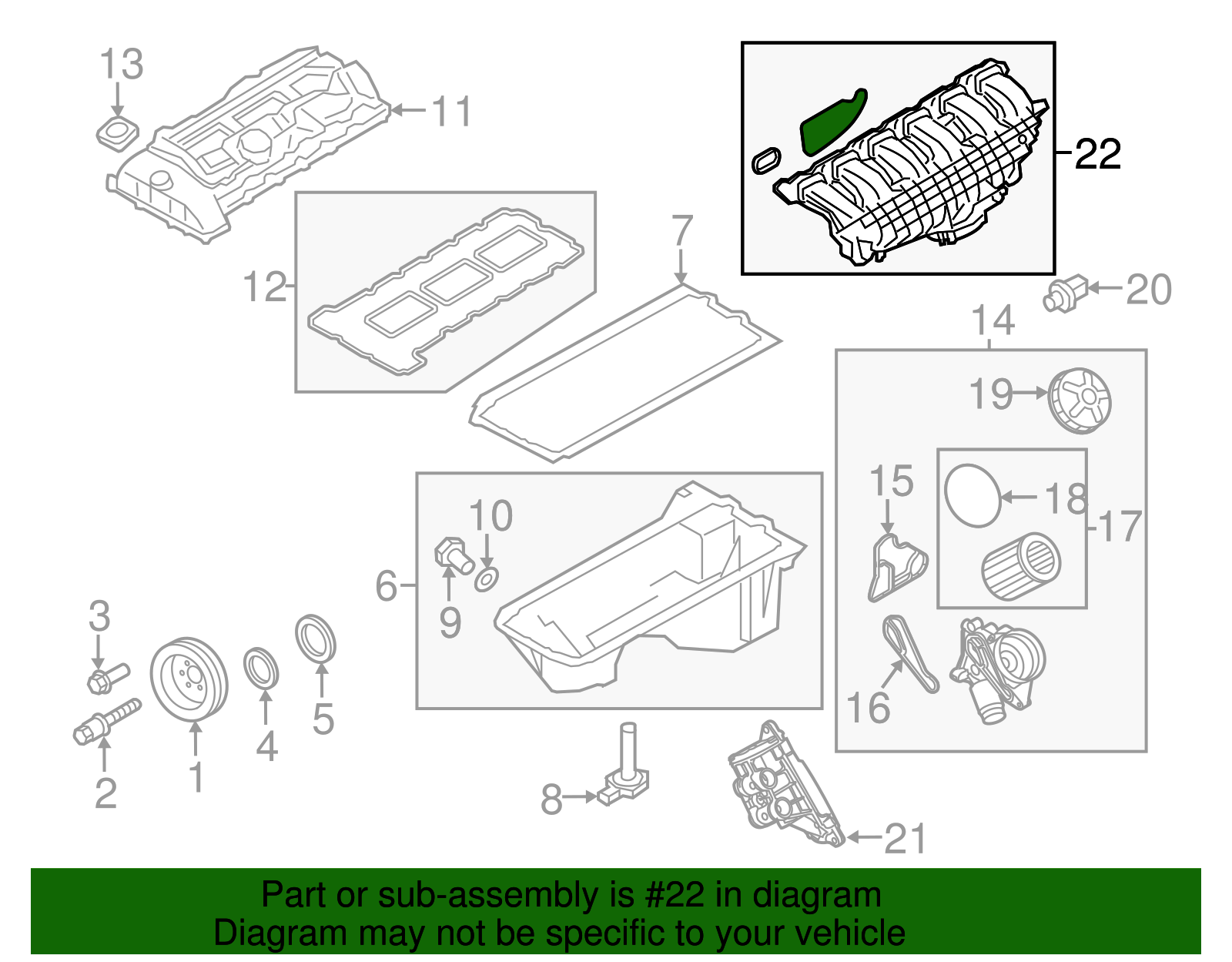 11-61-7-576-911 - Intake manifold system 2007-2021 BMW | AutoNation Parts