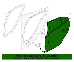 BCY1-73-02XB - Door Shell 2019-2024 Mazda 3 | AutoNation Parts
