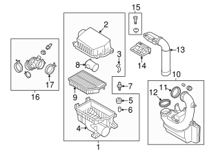 2014-2019 Kia Lower Cover 28112 3X000 | OEM Parts Online