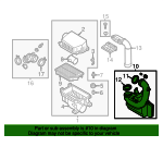 28220-A7000 - Resonator 2014-2018 Kia | Kia.Parts Store