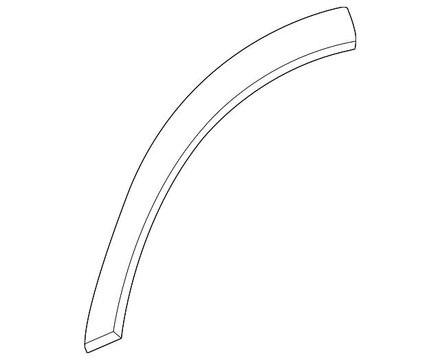 51-13-1-505-869 - Cover, wheel arch, rear left 2002-2008 Mini Cooper ...