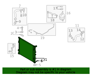 25310-P2100 - Radiator Assembly 2021-2025 Kia Sorento | Kia.Parts Store