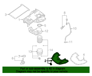 11137574532 - 2002-2010 BMW Engine Oil Pan (11-13-7-574-532) | BMW of ...