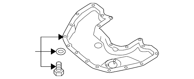 11137574532 - 2002-2010 BMW Engine Oil Pan (11-13-7-574-532) | BMW of ...