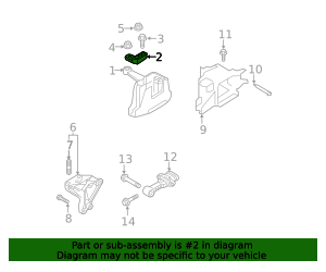 21825-F2000 - Side Mount Bracket 2020-2023 Kia | Kia.Parts Store