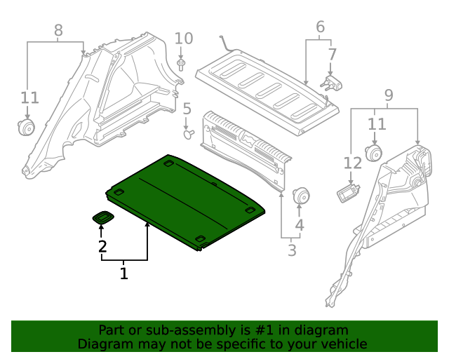 85715-K2000-NNB - Floor Cover - 2020-2023 Hyundai Venue | World OEM ...