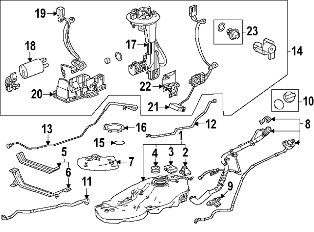2024 Toyota Grand Highlander Fuel Pump Assembly 77020-0E210 | Toyota ...