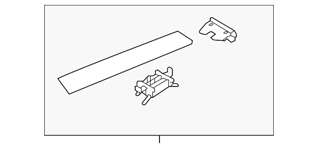 87250-G5100 - Rear Molding 2017-2022 Kia | Kia.Parts Store