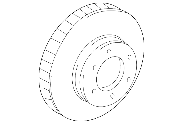 2000-2007 Toyota Disc Brake Rotor (Front) 43512-0C011 | OEM Parts Online