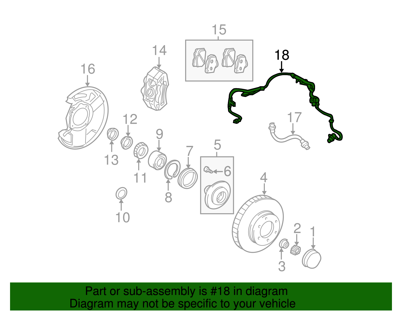 89543-0C010 - ABS Wheel Speed Sensor 2000-2007 Toyota | AutoNation Parts