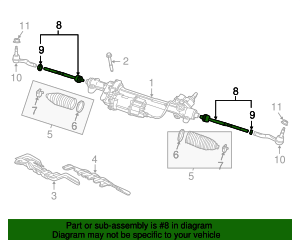 2014-2017 Chevrolet Steering Linkage Inner Tie Rod Kit 92274700 ...