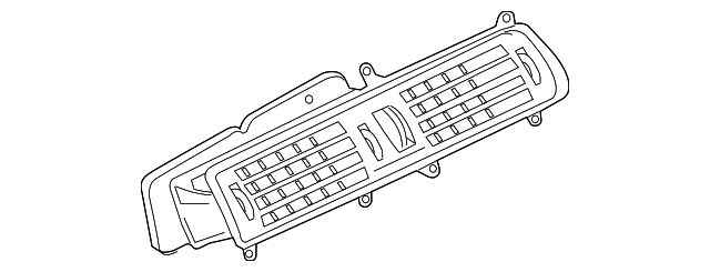 64229142584 - 2010-2017 BMW Center Grille (64-22-9-142-584) | BMW of ...