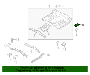 2016-2021 Nissan Lower Dash Panel Hole Cover 74849-4BA0A | QuirkParts
