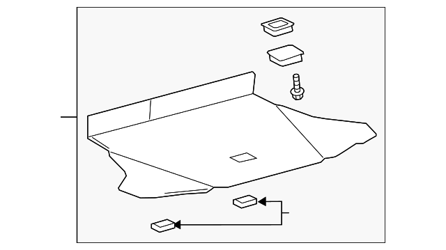 2016-2022 Toyota Floor Cover 58415-47090-C2 | Toyota Parts Center