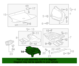 2016-2022 Toyota Storage Box 64993-47090 | Toyota Parts Center
