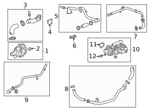 2020-2022 Cadillac CT4 Exhaust Manifold Outlet Pipe 12701679 ...