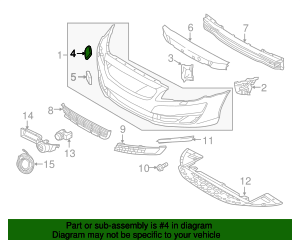 2014-2016 Volvo S80 Cap - Driver's Side (LH) 39821138 | GetOEMParts.com
