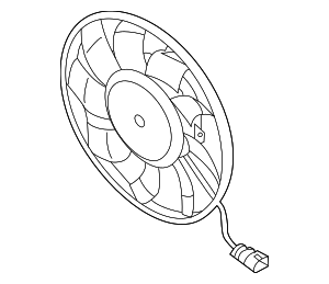 2017-2023 Audi Fan & Motor 8W0-959-455-AA | Audi USA Parts