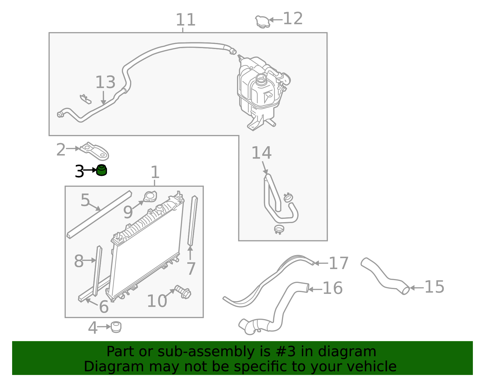 2020-2025 Nissan Frontier Radiator Upper Insulator 21506-4KH0A | Team ...