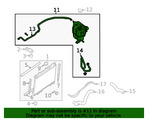 21710-9BT2A - Reservoir Assembly 2020-2023 Nissan Frontier | Nissan ...