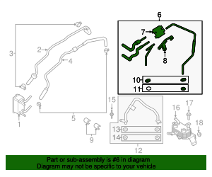 HG9Z-7R081-B - Cooler Pipe 2017-2020 Ford Fusion | Online Ford Parts ...