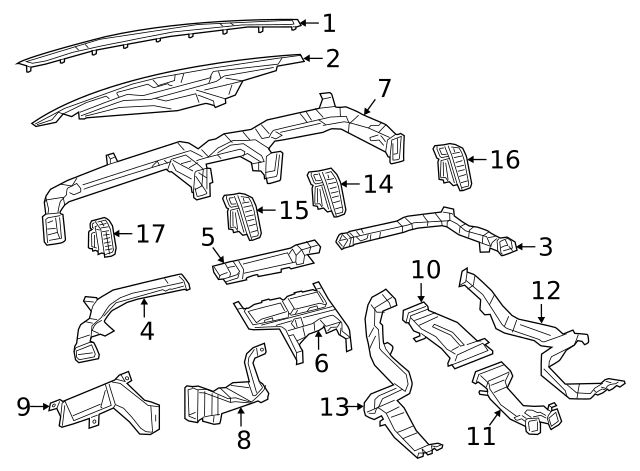 68394591AA - Lower Grille - 2019-2021 Dodge Charger | Mopar Parts Canada