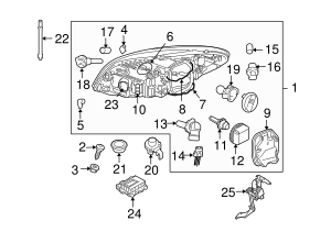 2004-2013 Volvo Position Sensor 30659018 | TascaParts.com