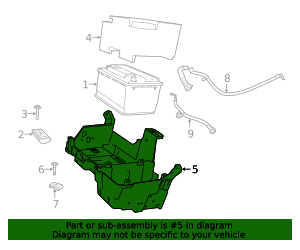 68350659AC - Battery Tray - 2019-2020 Mopar | Mopar Parts Canada