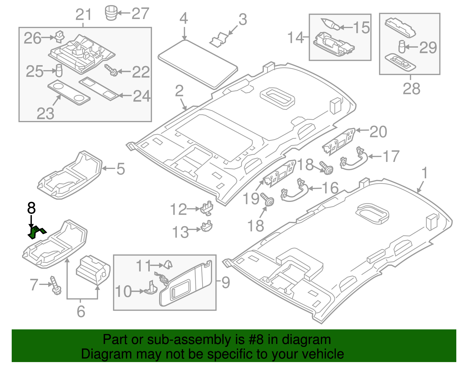2008-2022 Volkswagen Bracket Clip 5N0-867-633-B | OEM VW Parts Haus