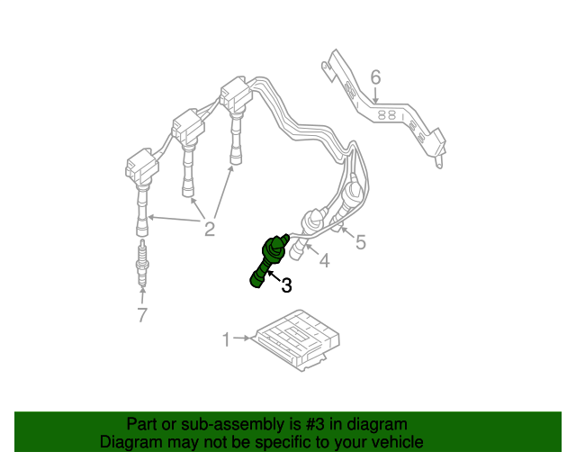 27460-39800 - Plug Wire 2003-2006 Kia Sorento | Kia.Parts Store