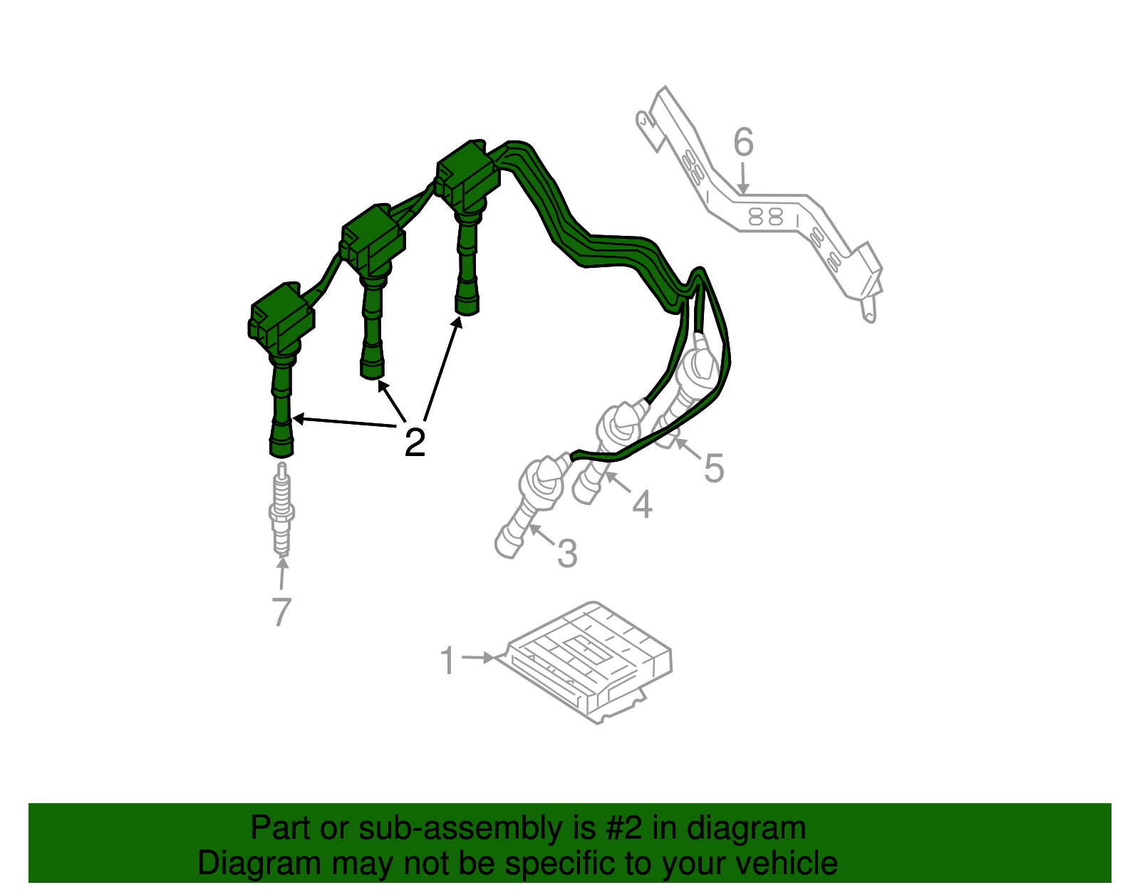 2003-2006 Kia Sorento Ignition Coil 27300-39800 | Genuine Kia Parts ...