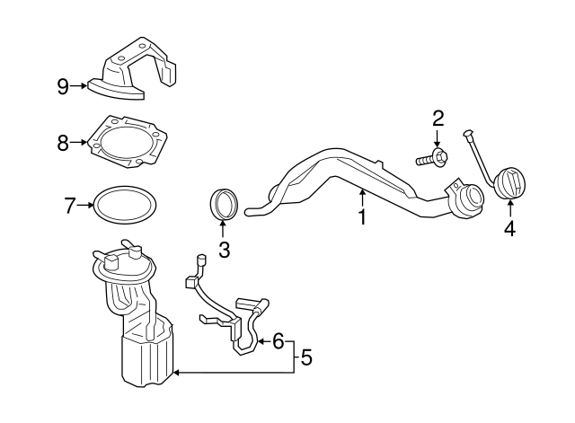 Sender And Pump Assembly HC3Z-9H307-AT | Blue Springs Ford Parts