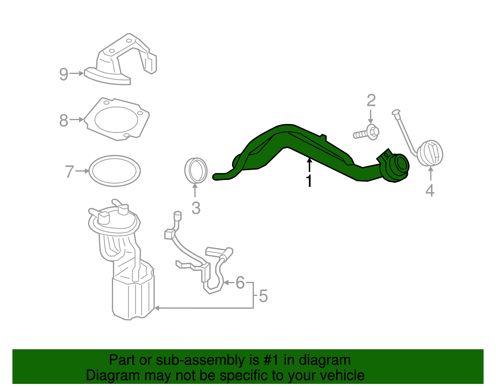 2017-2022 Ford F-350 Super Duty Filler Neck HC3Z-9034-F | OEM Parts Online