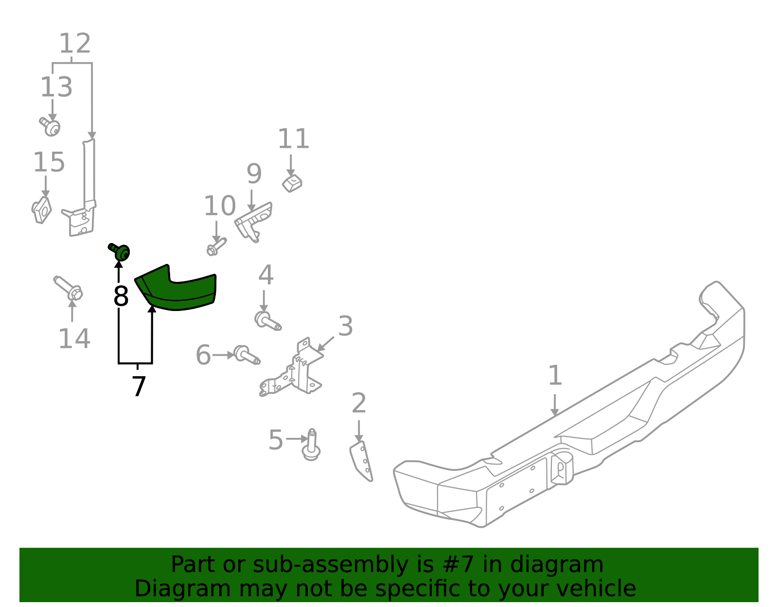 2021-2024 Ford Bronco Bumper Extension M2DZ-17811-ABPTM | Ford OEM ...