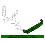 Genuine OEM Ford Part - Bumper Cover M2DZ-17K835-AA | Genuine OEM Ford ...