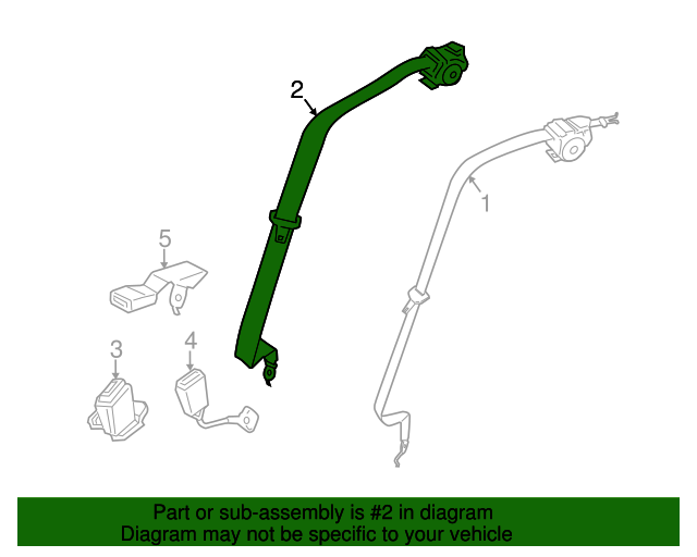 Genuine BMW 72-11-7-243-754 | Lap & Shoulder Belt | FREE Shipping on ...