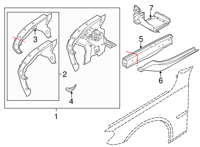 41-10-7-204-048 - Rail Assembly - 2009-2019 BMW | Buy BMW Parts Now