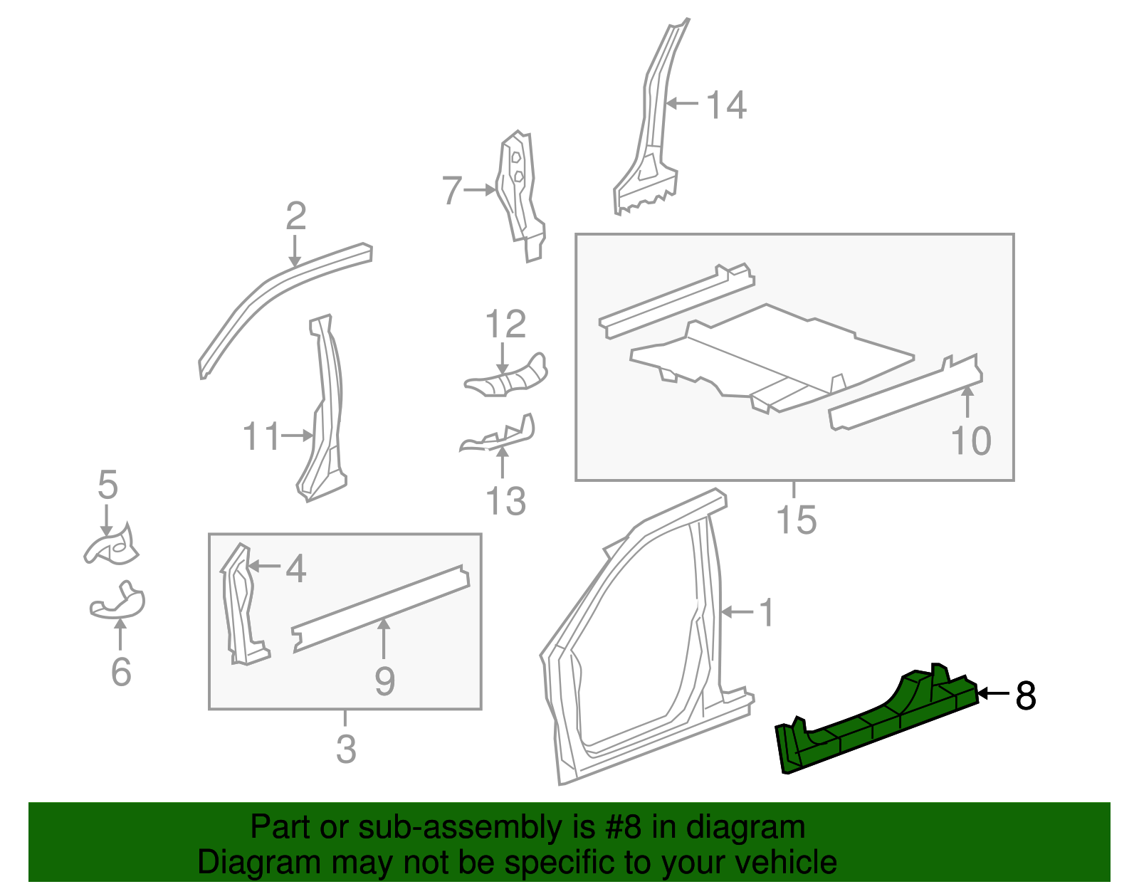04631-SYE-A00ZZ - Rocker Panel 2007-2011 Honda CR-V | Toronto Honda Parts