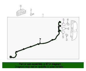 84094045 GM Passenger Side Tail Lamp Wiring Harness | GM Parts Store