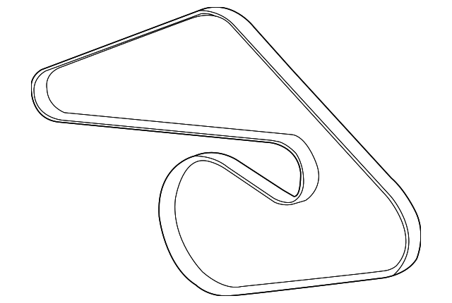 2013-2017 Cadillac V-Ribbed Serpentine Belt 12648981 GM | GMPartsDirect.com