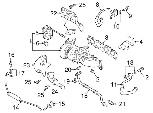 28245-2GTA1 - Oil Outlet Tube 2016-2022 Kia | Kia.Parts Store
