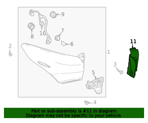 2020-2023 Toyota Highlander Blind Cover 81498-0E030 | OEM Parts Online