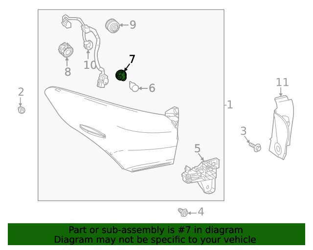 90075-60028 - Socket Plug - 2001-2023 Toyota | OEM Genuine Toyota Parts