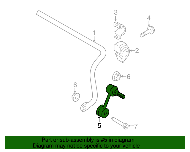 1K0-505-465-AA - Stabilizer Link 2006-2018 Audi | Audi OEM Parts