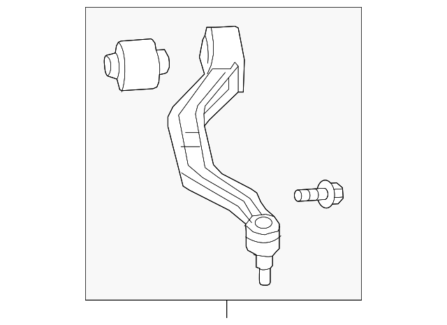 Hyundai - 54506-D2700 - Rear Lower Control Arm - 2018-2022 Genesis G90 ...