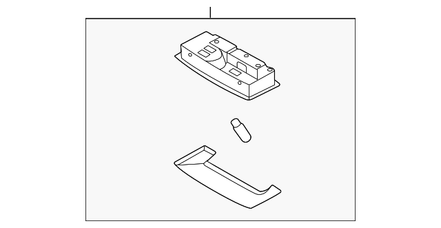 2021-2025 Nissan Rogue Dome Lamp Assembly 26410-6RA0A | Nissan Parts ...